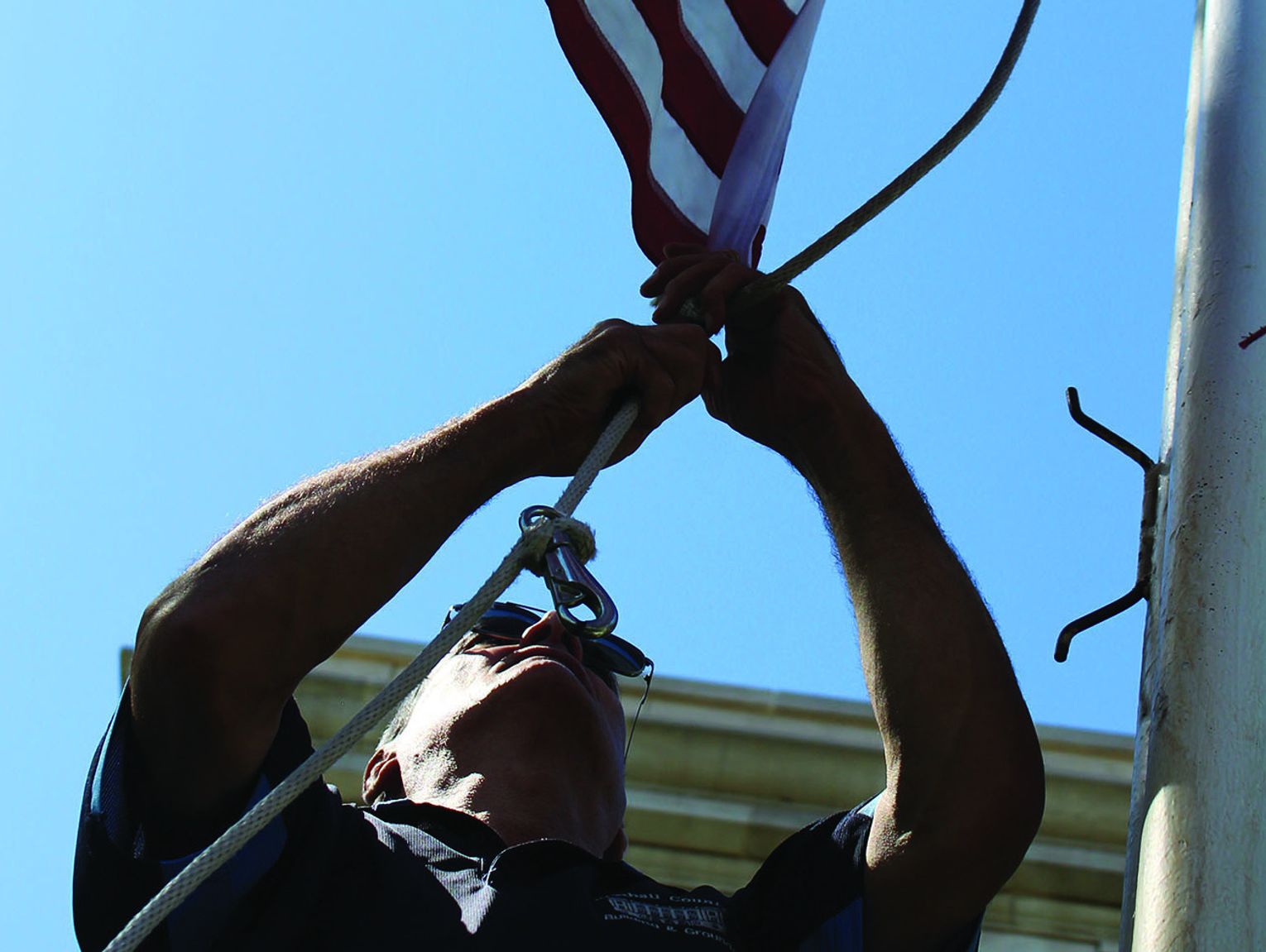 Kimball joins statewide flag journey